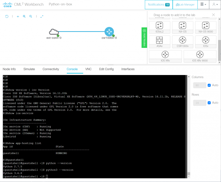 Guest Shell (5.2.b) – VirtualPackets